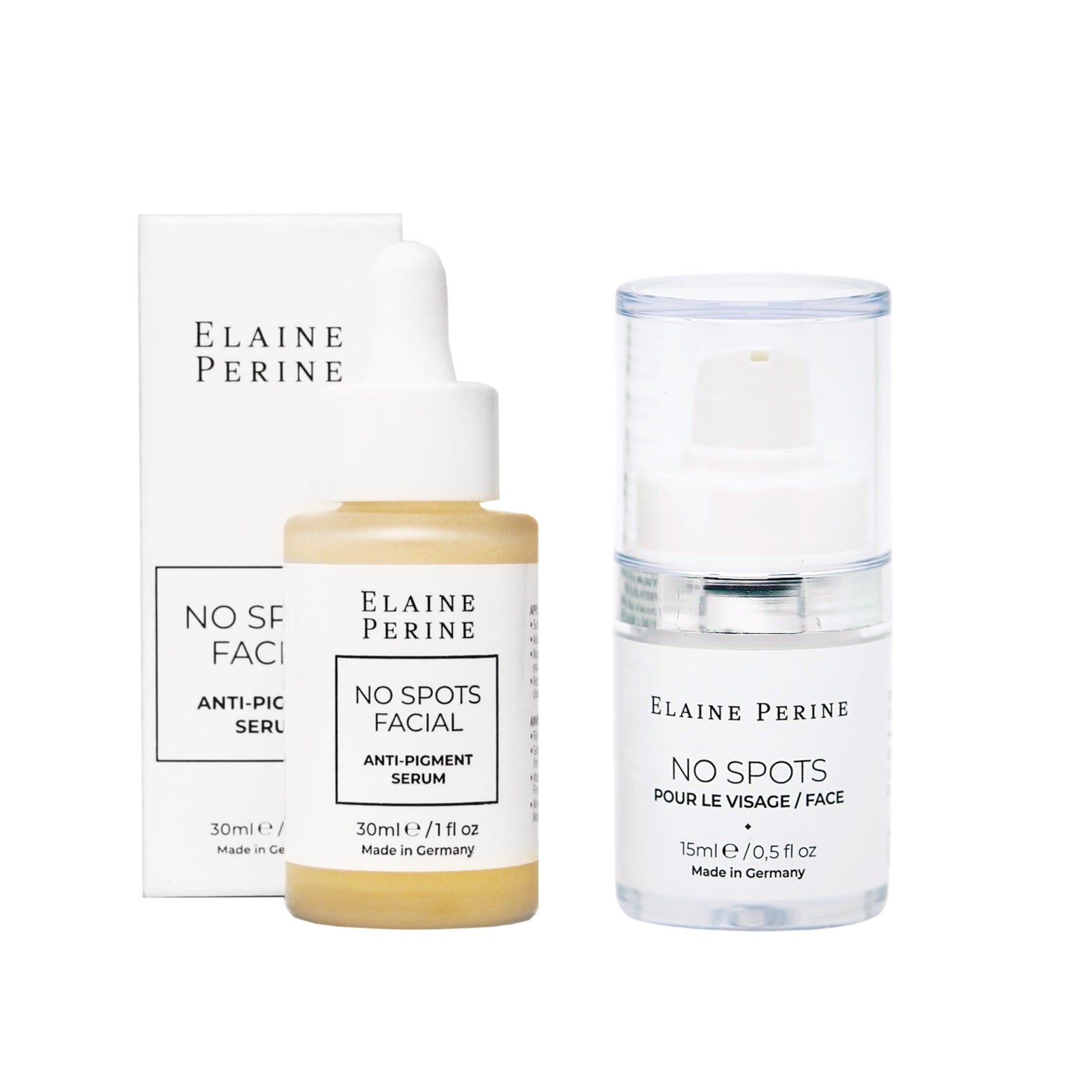 Anti Pigment Cream + Serum, Hyperpigmentation age spots, freckles 2oz