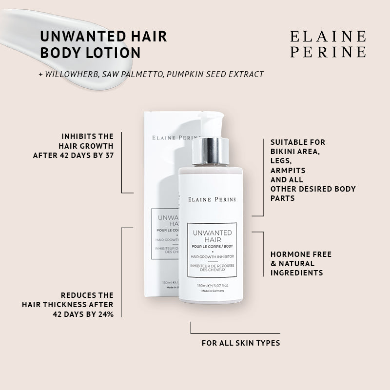 Hair Stop Body Cream, Unwanted Hair Body - Natural, Vegan